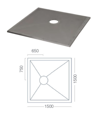 Aqua-floor Shower Deck - Creative Living